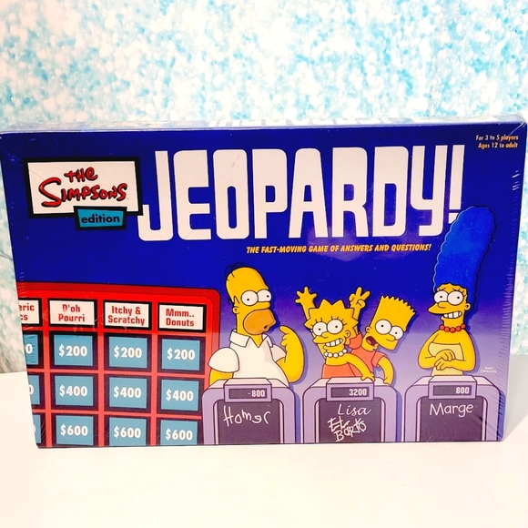 unbranded | Games | Simpsons Edition Jeopardy New In Wrapping | Poshmark